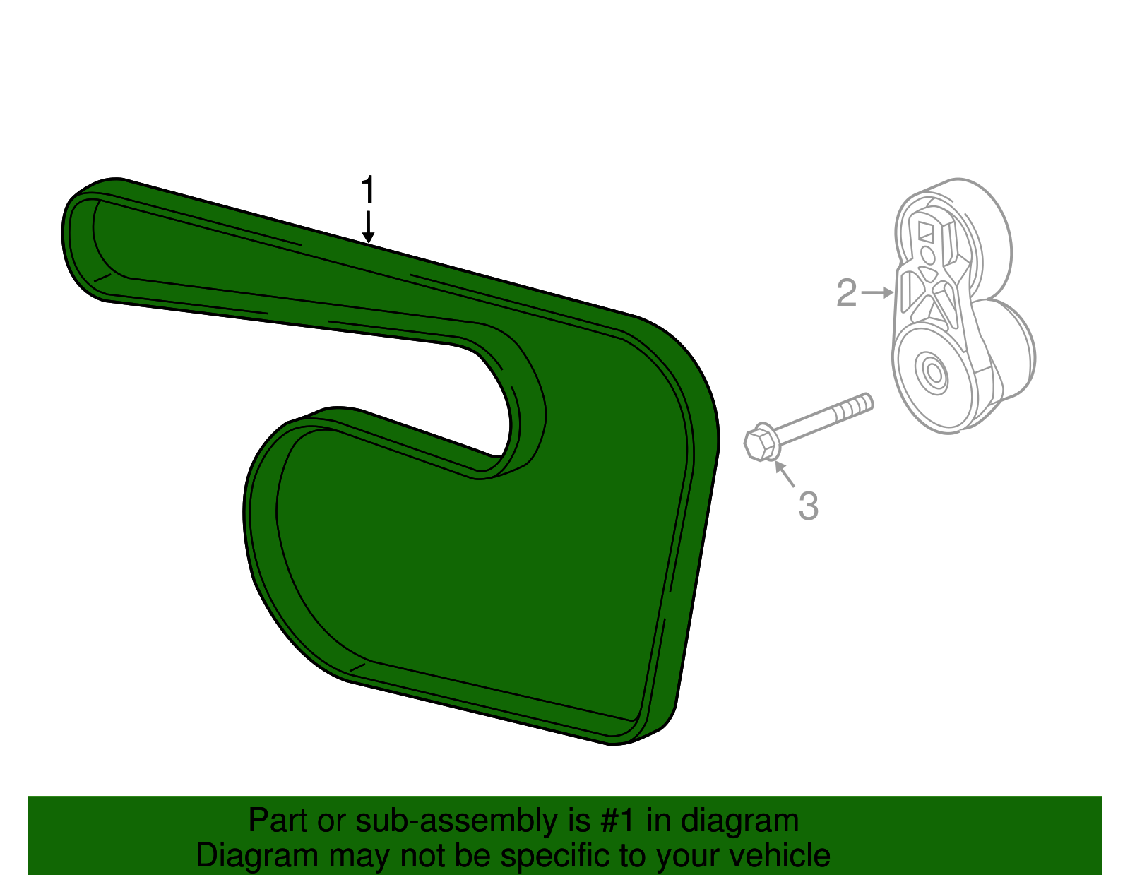 2016-2022 Chevrolet Spark V-Ribbed Serpentine Belt 12654488 | Shop ...