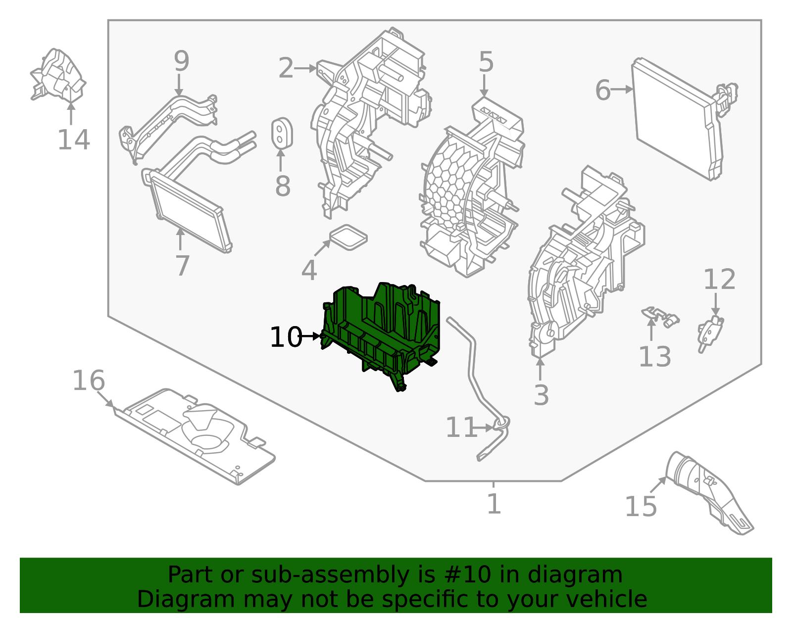 97137-R6000 - High-Quality Lower Case for 2024-2025 Hyundai Santa Fe ...