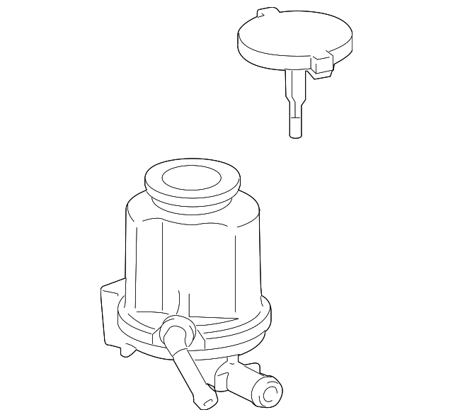 Genuine Toyota Reservoir part# 44360-60321 for 2010-2024 Toyota ...