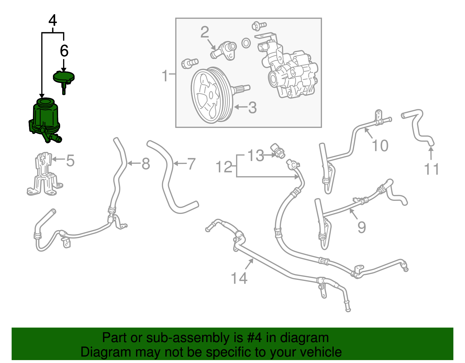 2010-2024 Toyota Reservoir 44360-60321 | Toyota Parts Center