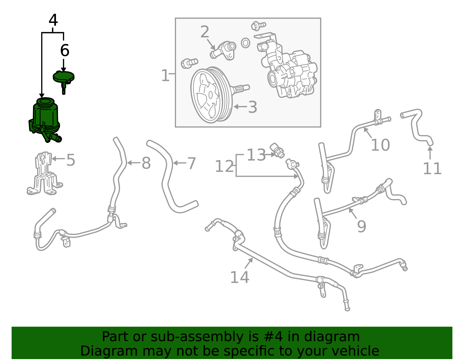 44360-60321 - High-Quality Power Steering Reservoir for 2010-2024 ...