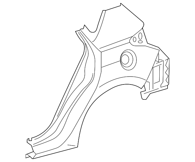 Genuine Toyota Quarter Panel part# 61602-12B70 for 2016-2018 Toyota ...