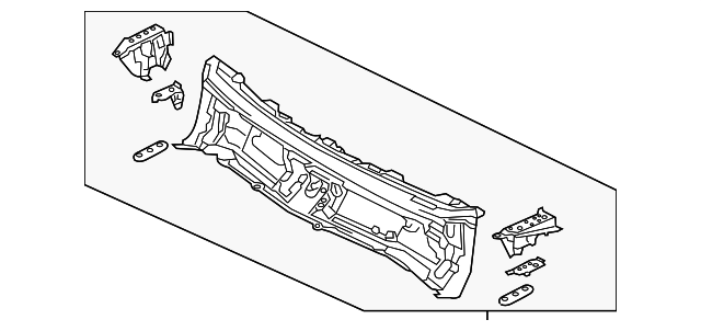 2013-2018 Toyota RAV4 Cowl Panel 55700-0R030 | Toyota Parts Center