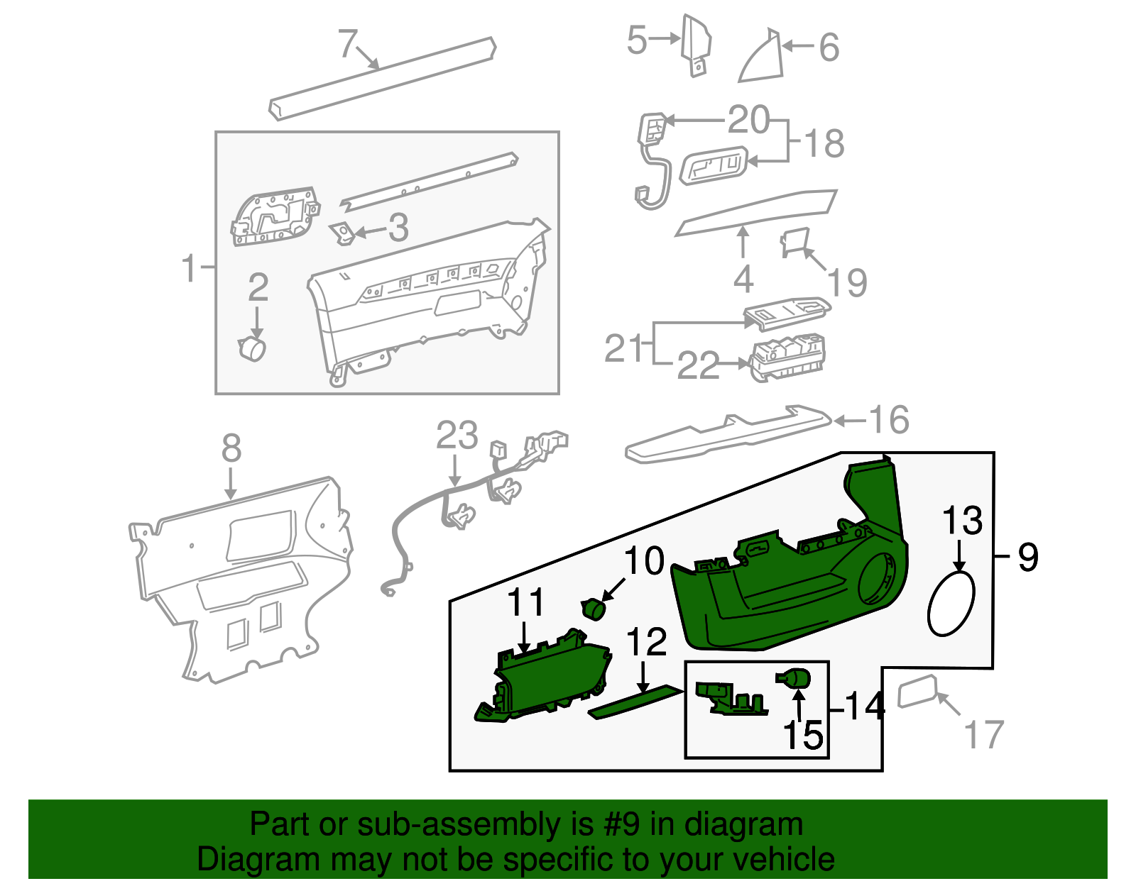 25807841 - Lower Trim Panel | My GM Part