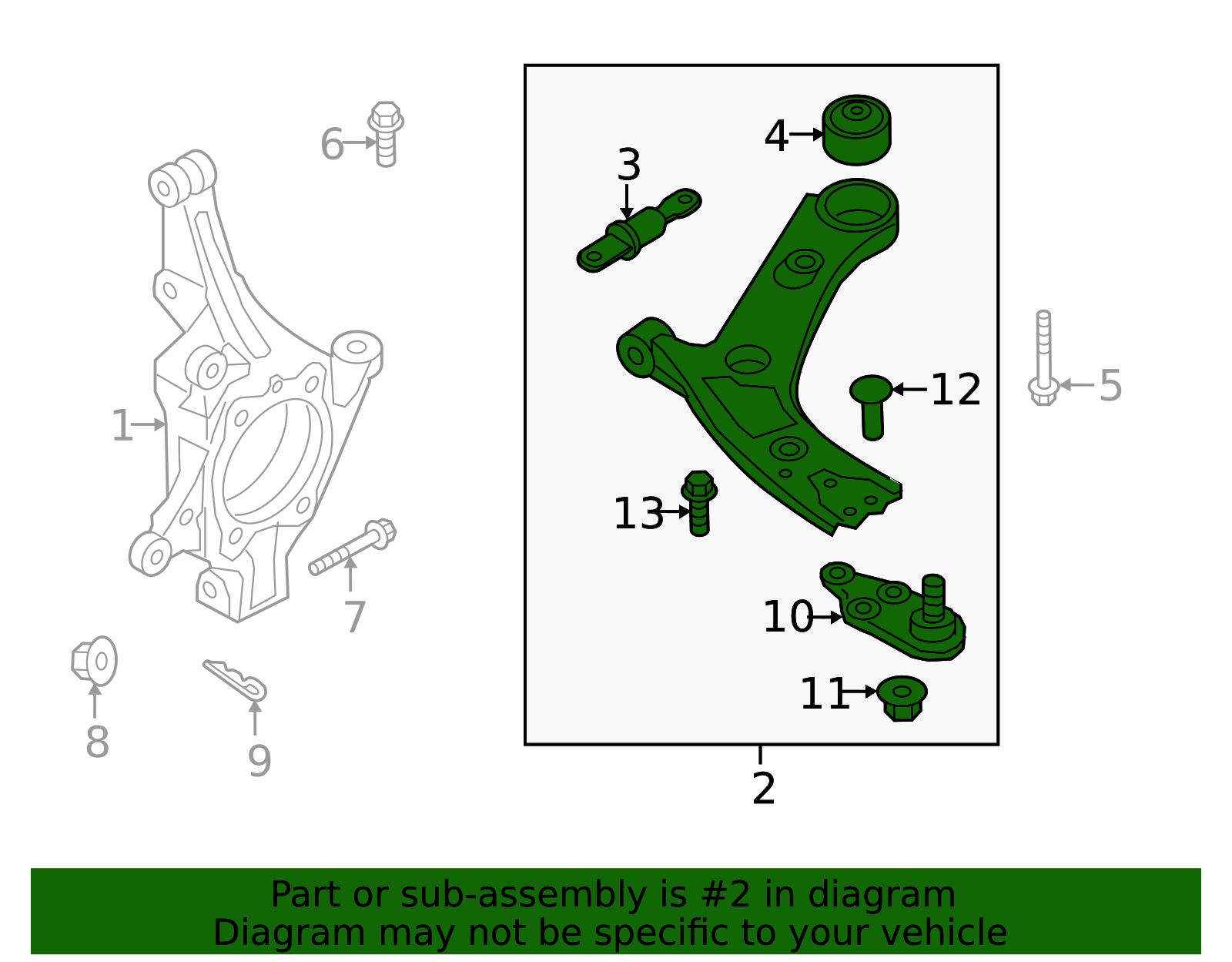 54500-R0000 - Lower Control Arm 2022-2024 Kia Carnival | Kia.Parts Store
