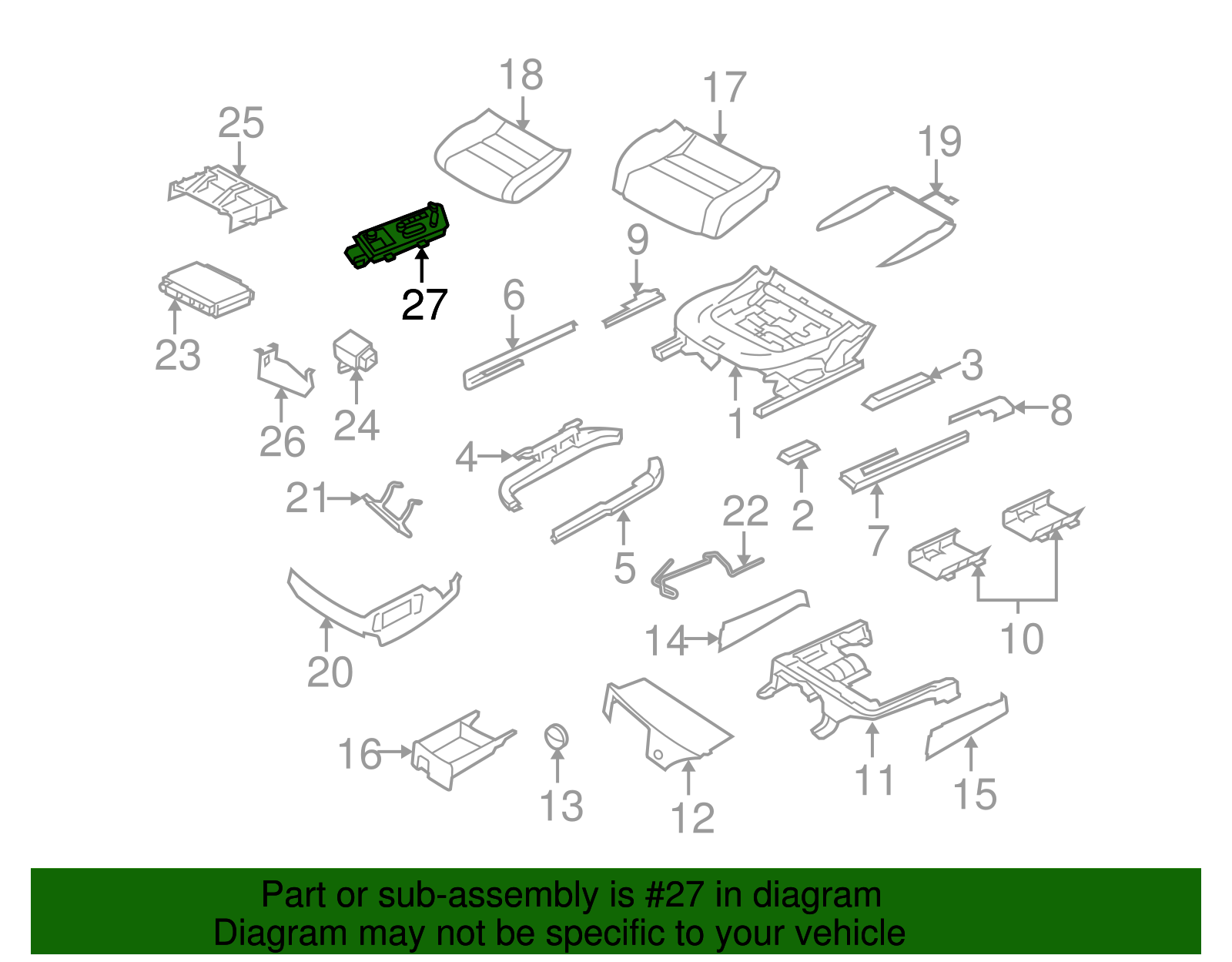 2003-2010 Porsche Cayenne Seat Switch 955-613-715-00-01C | Sunset ...