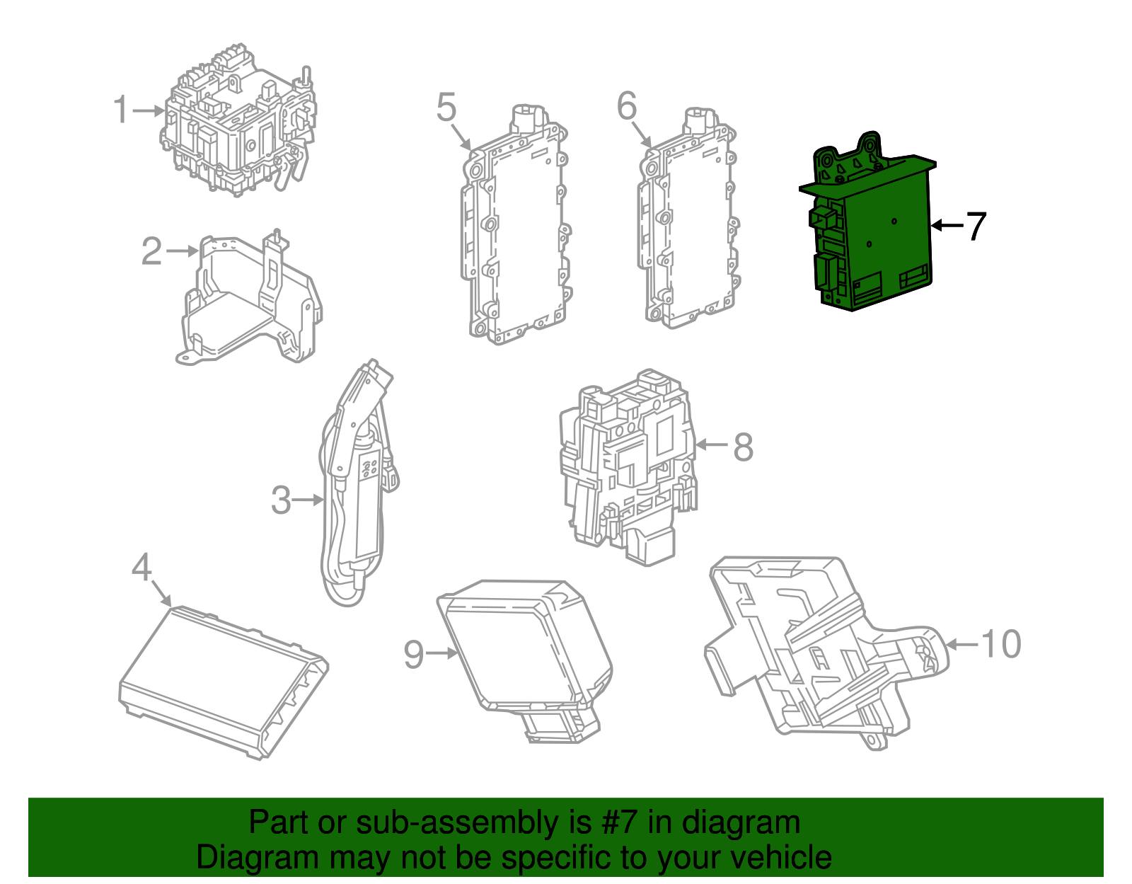 2017-2018 Cadillac CT6 Accessory AC and DC Power Control Module ...