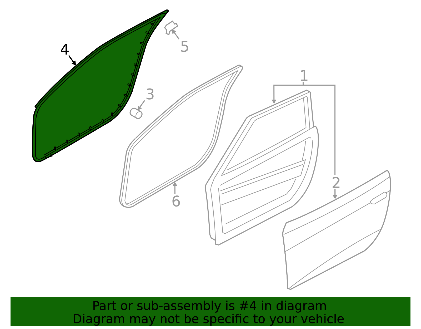 2012-2017 Hyundai Veloster Door Weather-Strip 82130-2V000 | MotorMotor