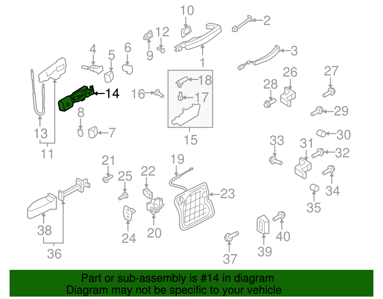 8T0-959-985 - Micro-Switch 2010-2017 Audi | Audi OEM Parts Guy