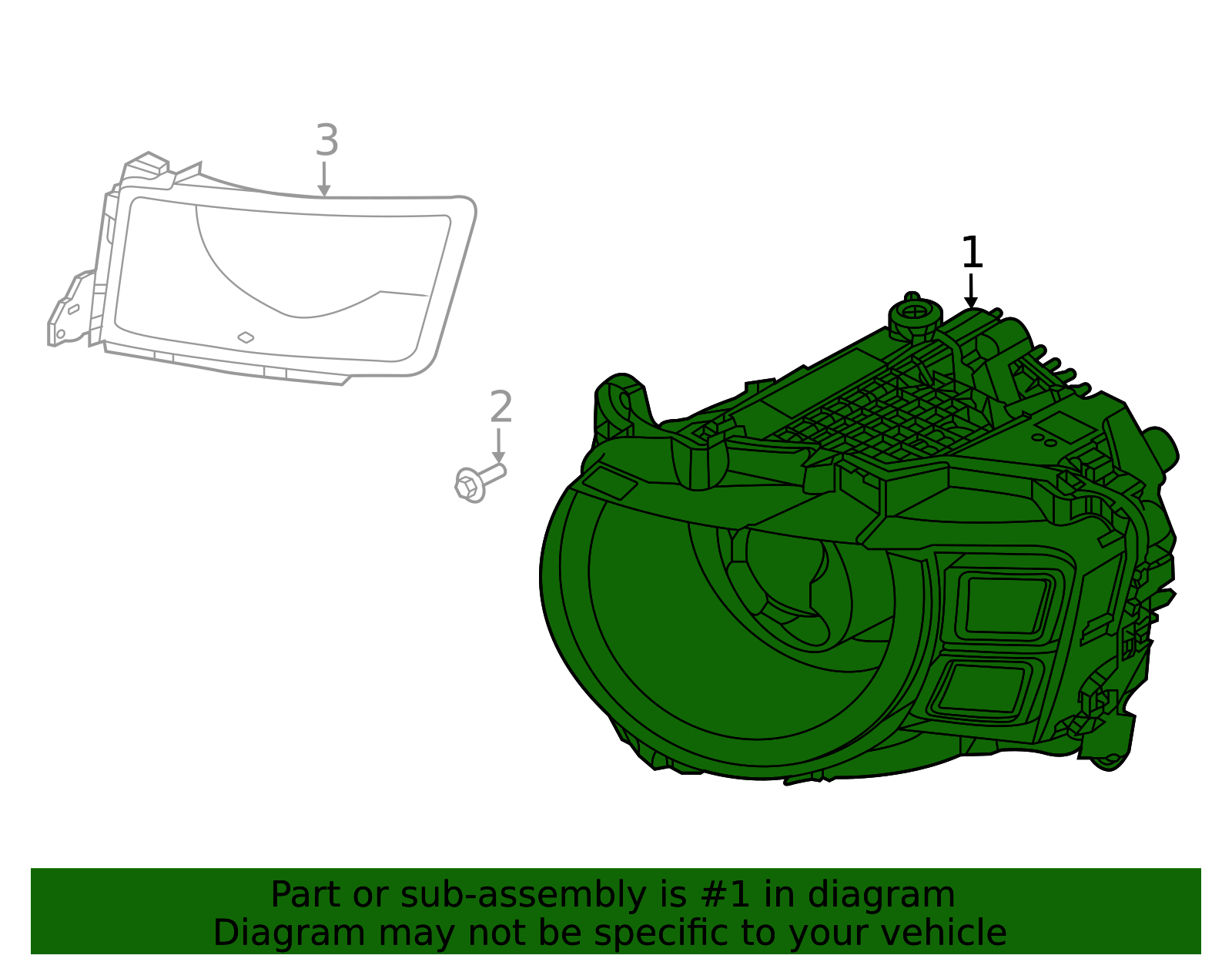 Genuine OEM Composite Assembly Part# 451123459 Fits 2020-2023 Land ...