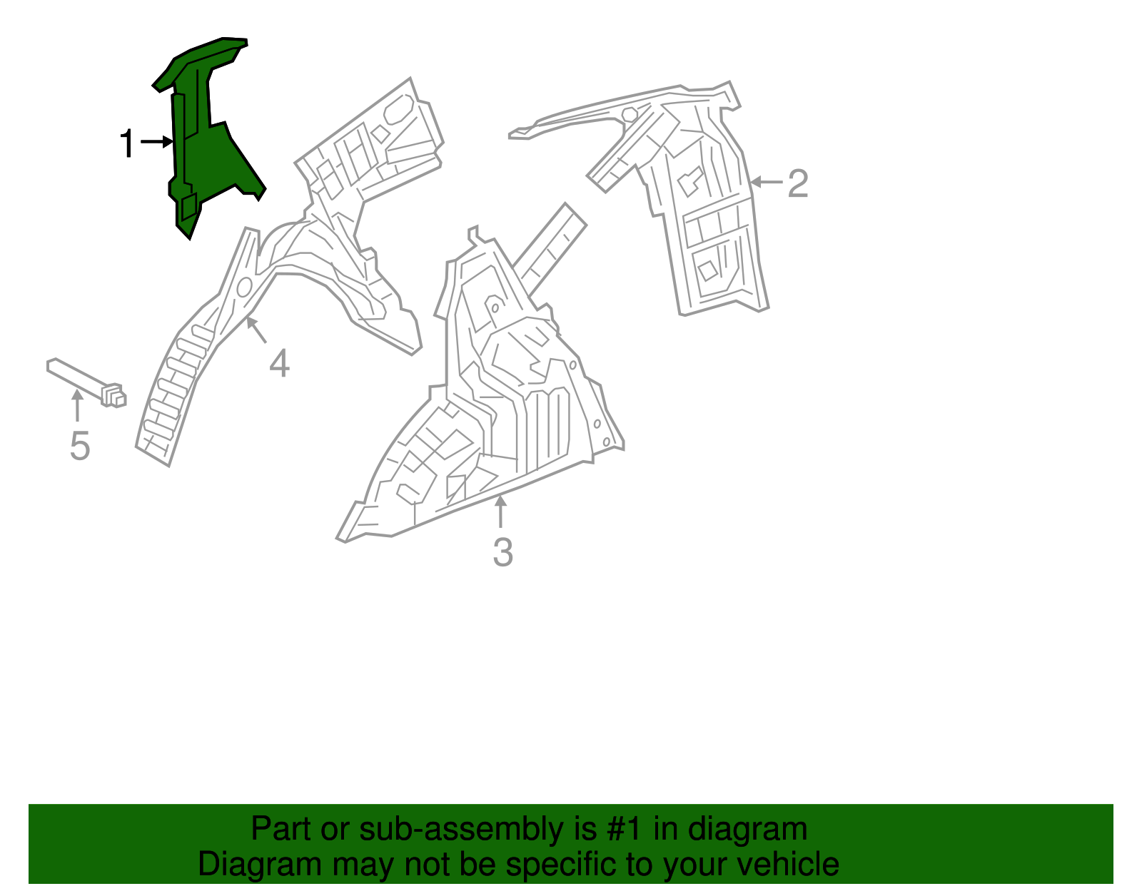 64310-TLA-A01ZZ - Inner Lock Pillar 2017-2022 Honda CR-V | Honda Parts ...