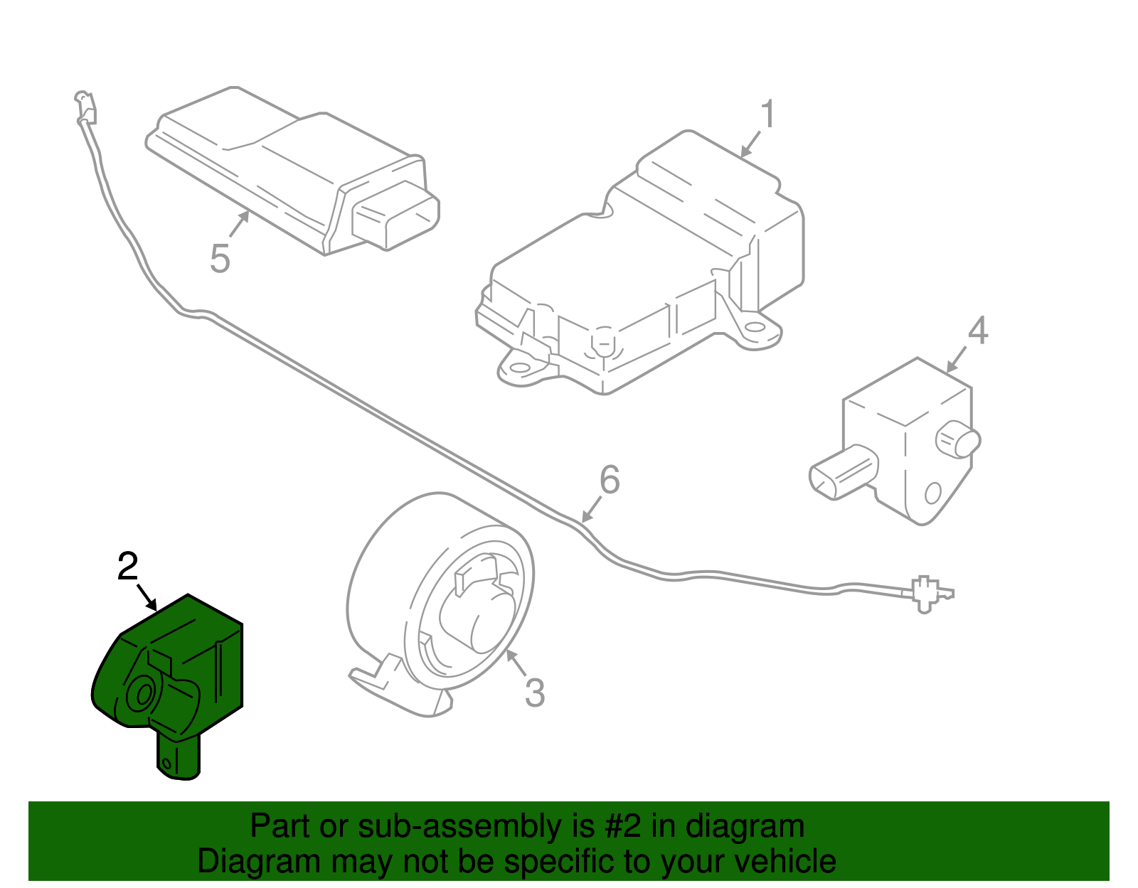 65-77-9-314-520 - Ft Impact Sensor 2017-2024 BMW | BMW OEM Parts