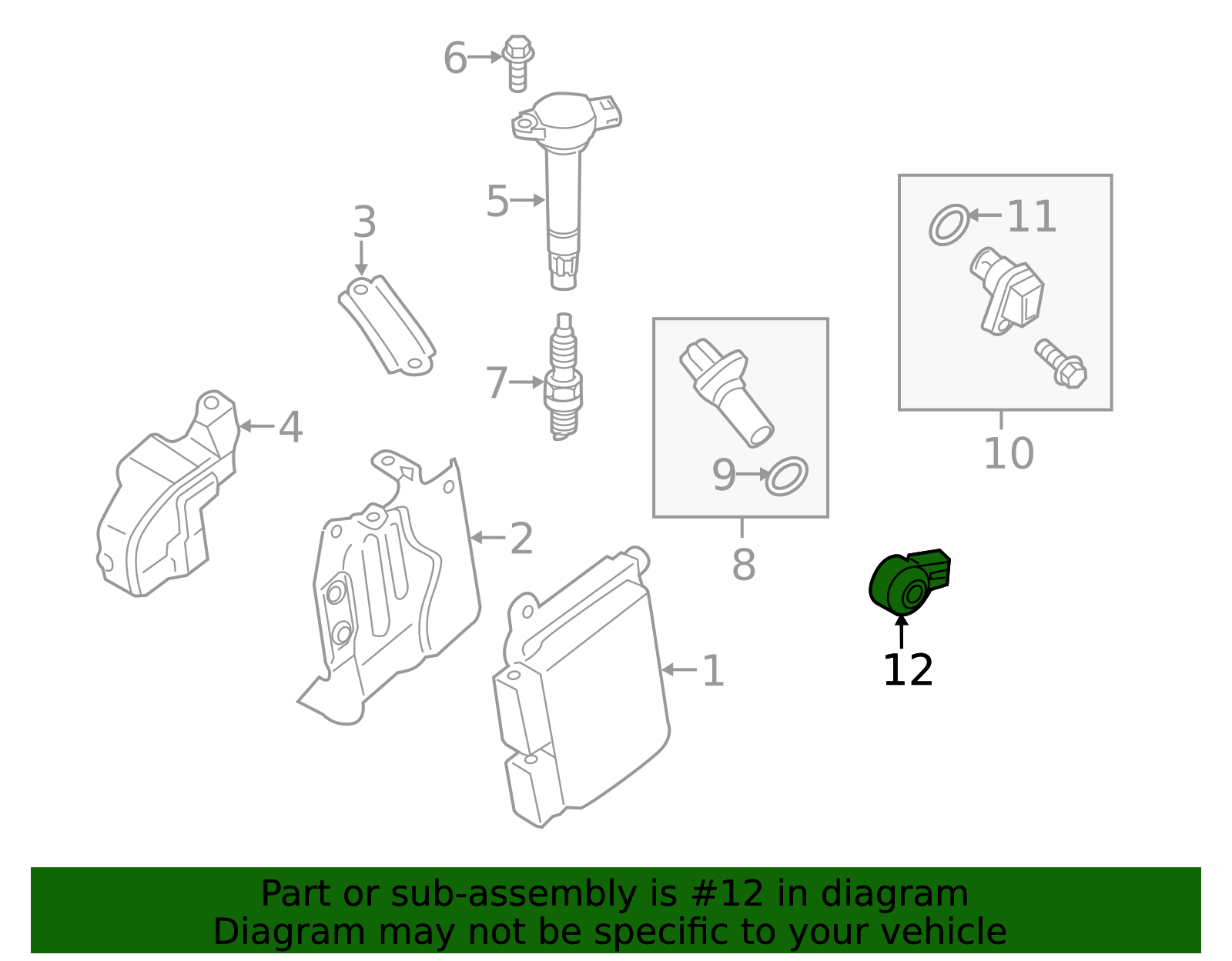 1865a040 - Mitsubishi Knock Sensor 2008-2025 Mitsubishi | Performance ...