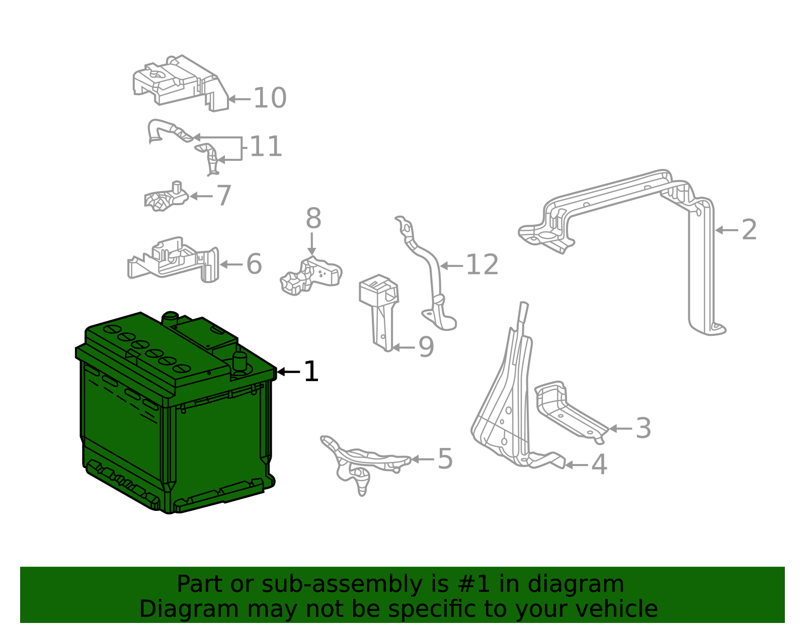 2019-2025 Lexus | Battery | 28800-21223 | Express Lexus Parts