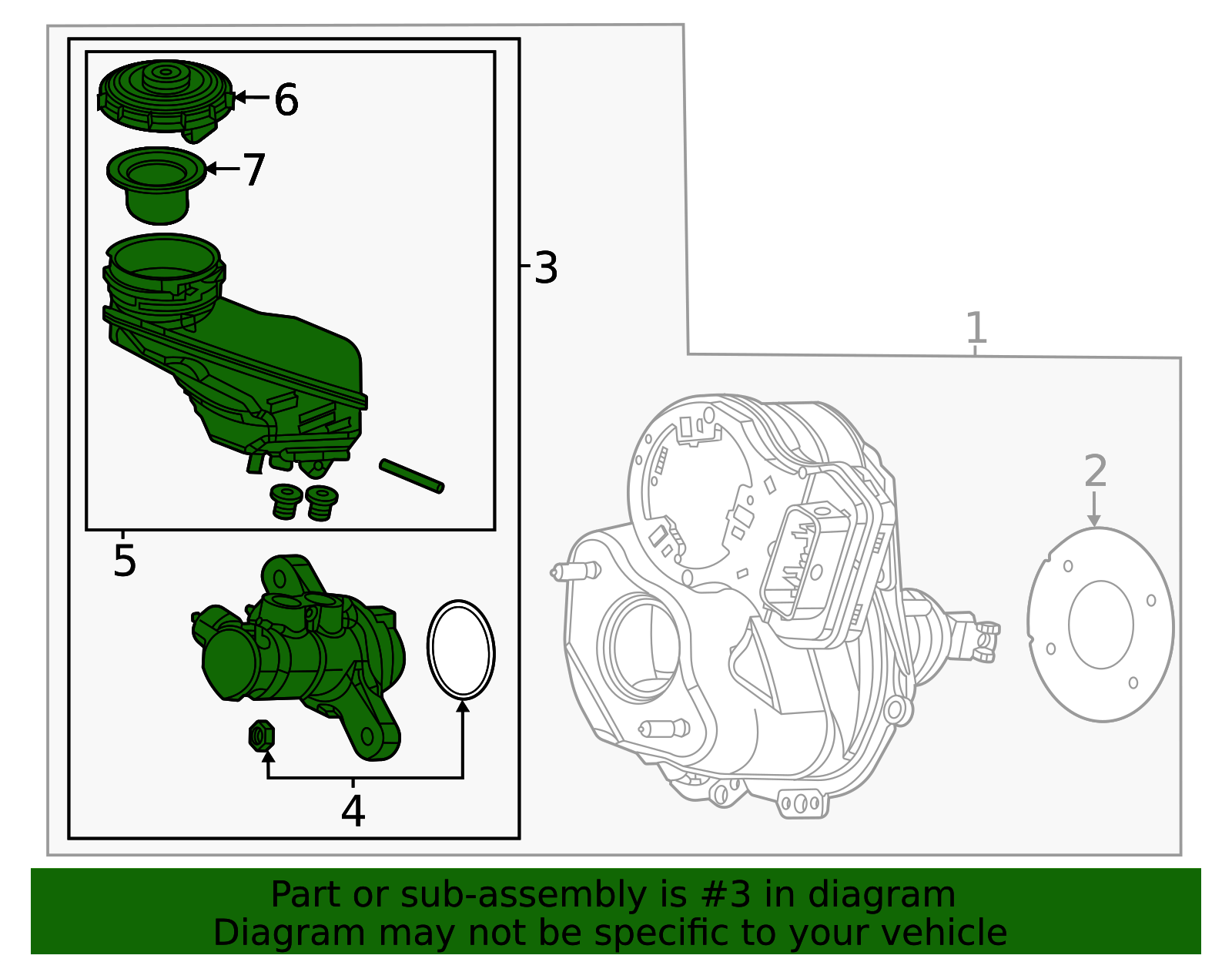 OEM 2021-2025 Honda Odyssey Master Cylinder 46101-THR-A11 | Honda ...