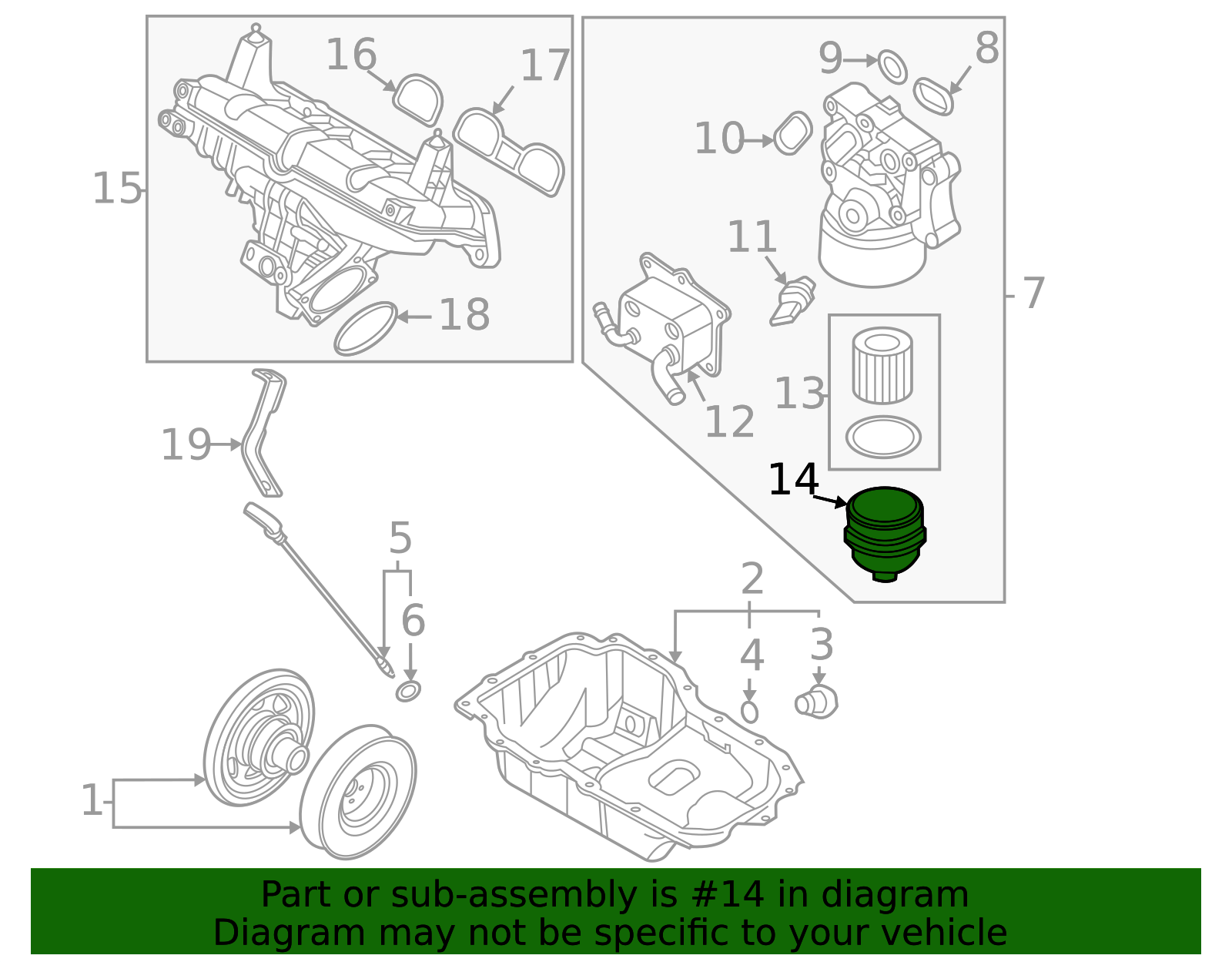 2020-2025 Hyundai Engine Oil Filter Housing Cover 26315-2M000 | OEM ...