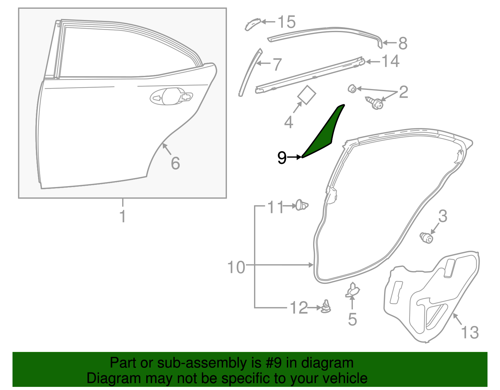 2021-2025 Lexus Protector 67858-53040 | OEM Parts Online