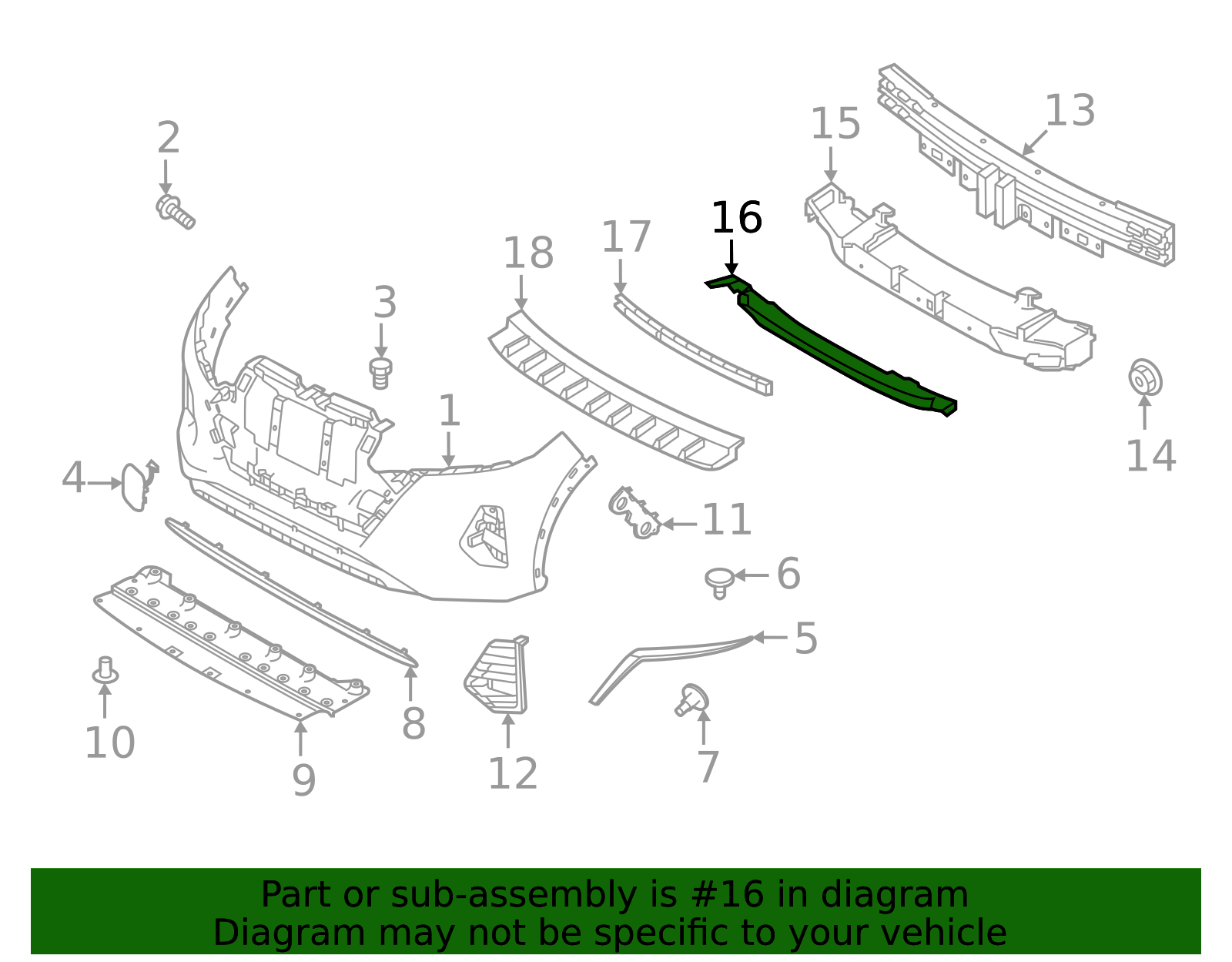62090-5R05A - Absorber 2021-2025 Nissan | Official Nissan Parts Store