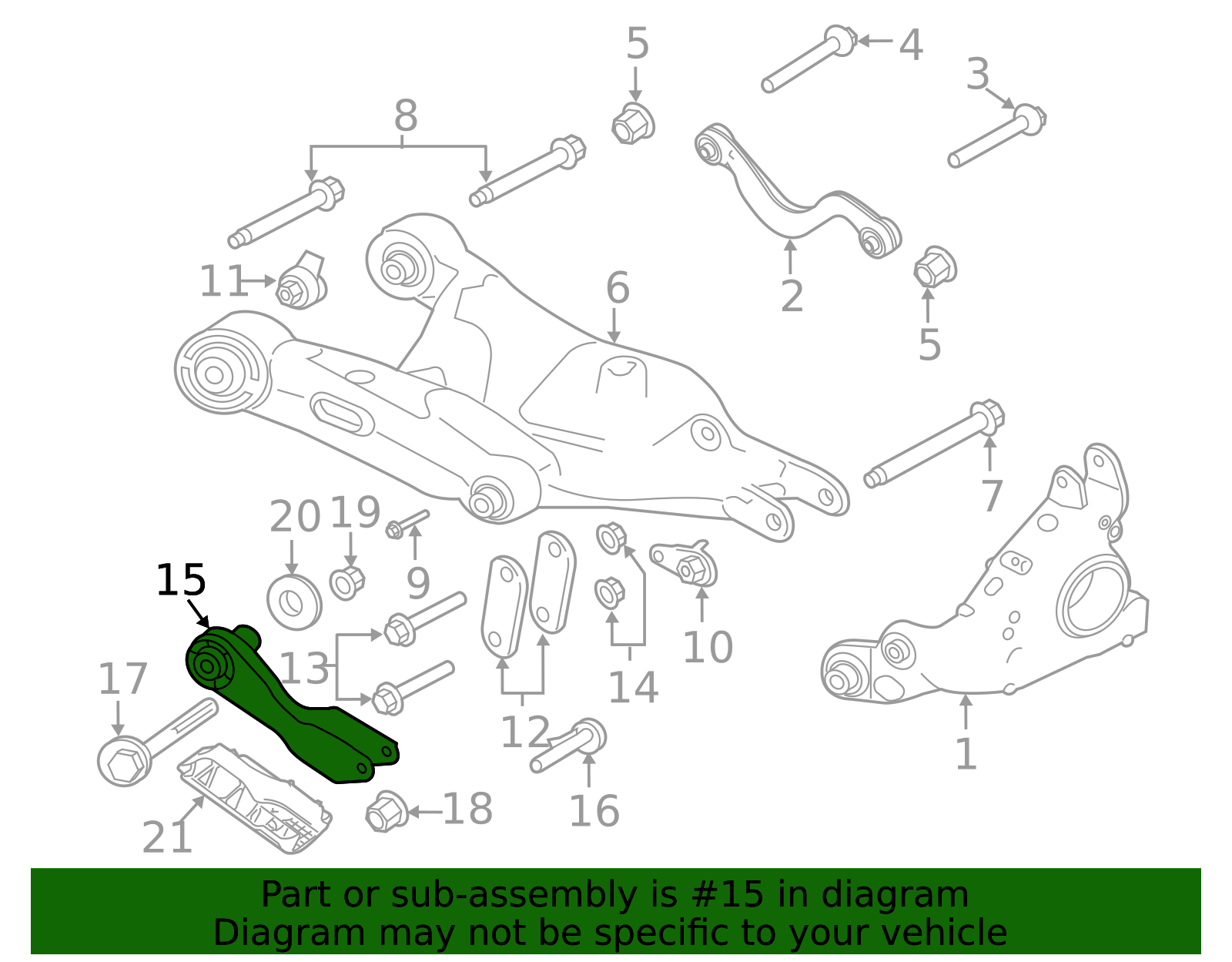 2020-2024 Land Rover Suspension Control Arm LR124617 | OEM Parts Online