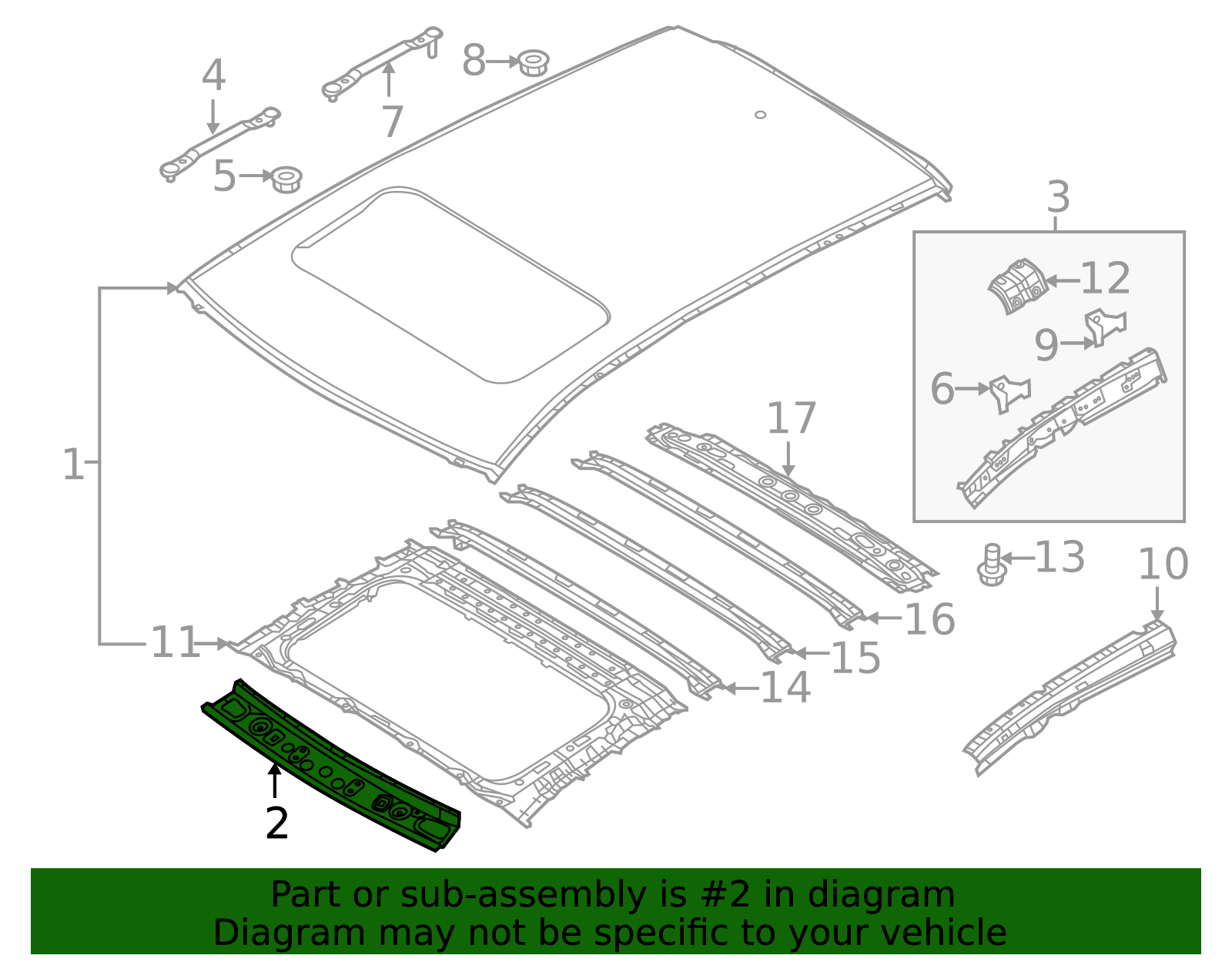 KB7W-70-640 - High-Quality Windshield Header for 2017-2025 Mazda CX-5 ...