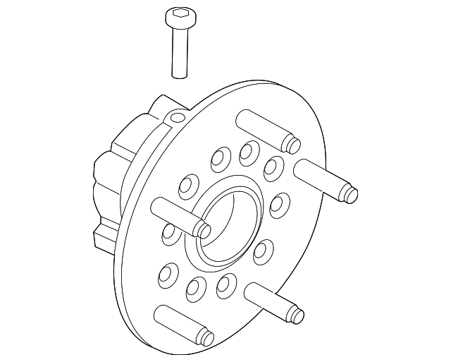 2020-2026 Ford Hub Assembly lk4z1104g | TascaParts.com
