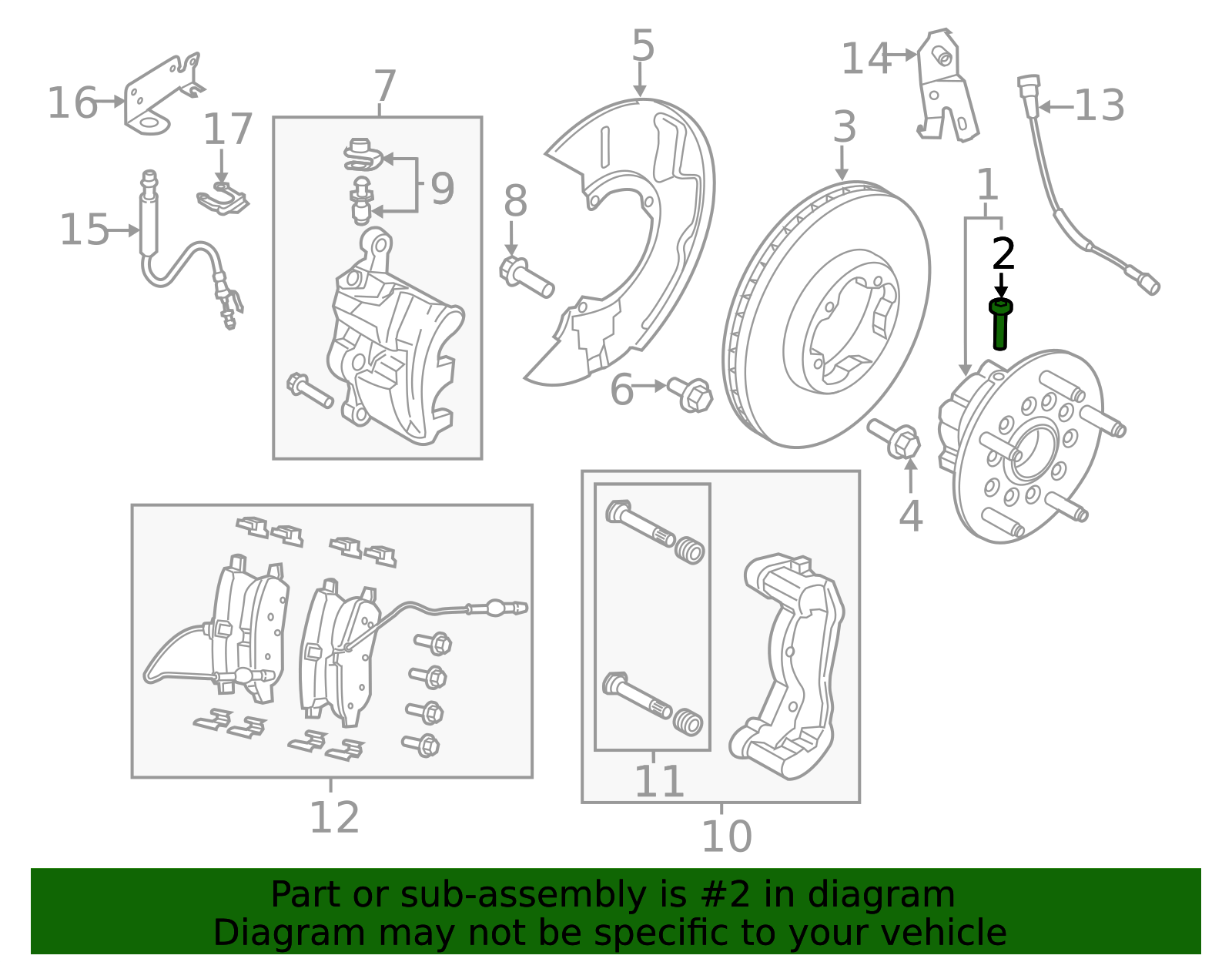 Genuine OEM Ford Part - Hub Assembly Wheel Bolt W714650-S442 | Genuine ...