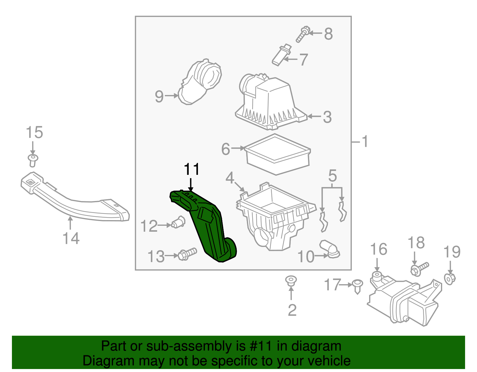 2018-2022 Ford EcoSport Inlet Tube GN1Z-9C675-A | Fairway Ford ...