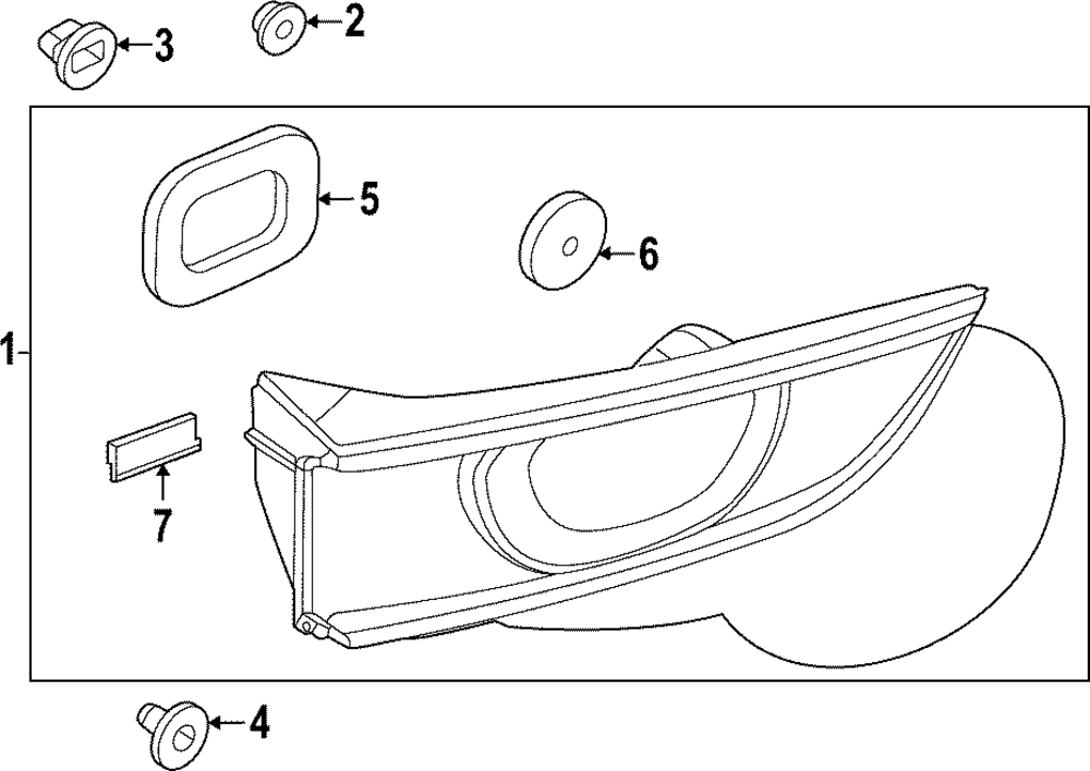 VA40-51-3G0 - Mazda Tail Lamp Assembly 2023-2025 Mazda CX-50 ...