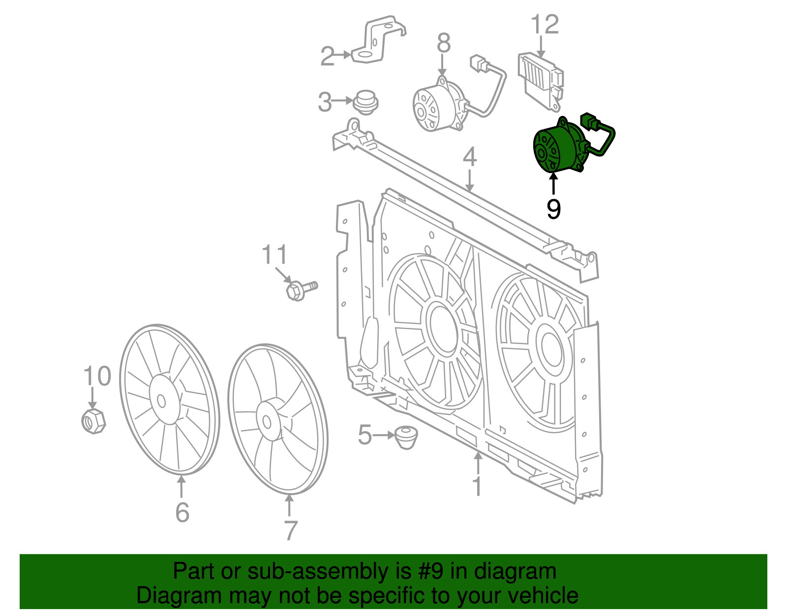 16363-28170 - Fan Motor 2004-2012 Toyota | Toyota San Diego Parts