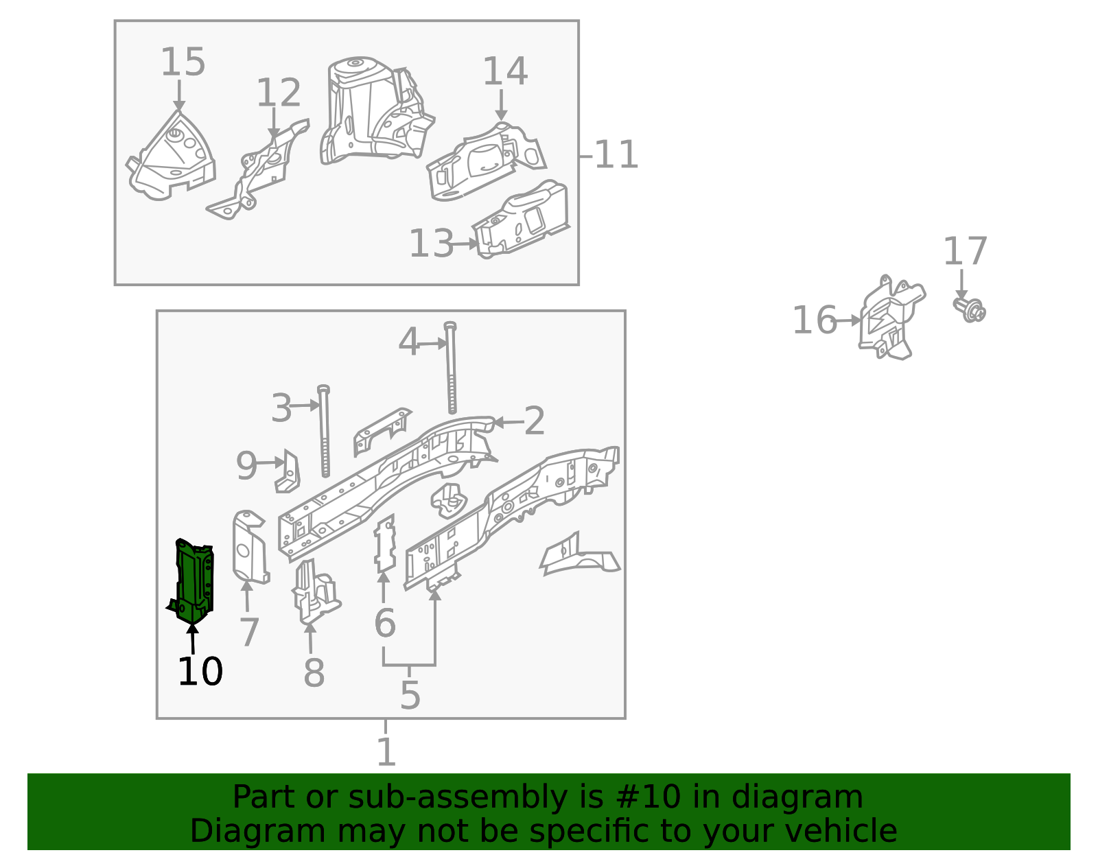 EG22-50-150 - Mazda Bumper Impact Bar Bracket Retail Performance Auto Parts