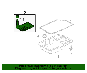 2006-2024 GM Automatic Transmission Fluid Filter Kit Without Seal ...