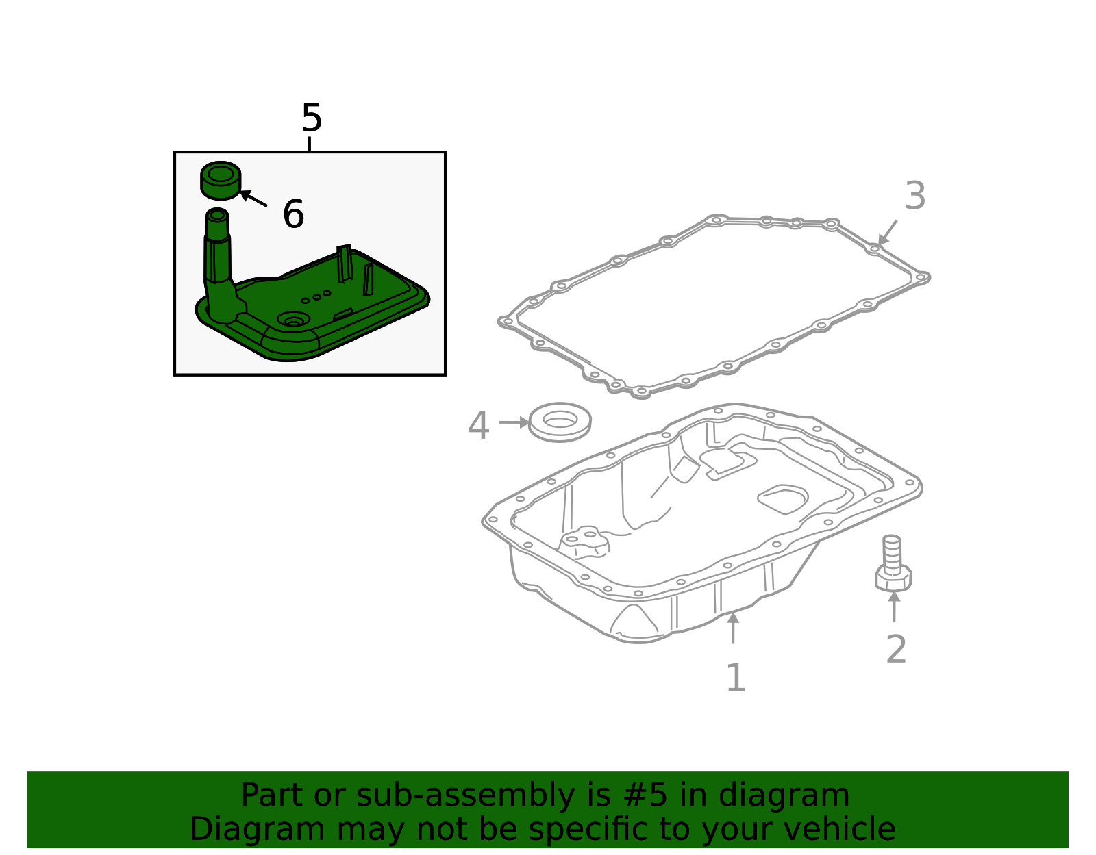 Automatic Transmission Fluid Filter Kit Without Seal 24236517 GM ...