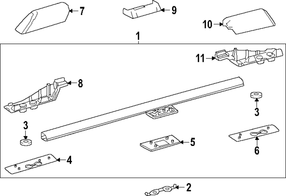 2024-2025 Toyota Land Cruiser Front Cover 63492-60180 | Toyota Parts Center