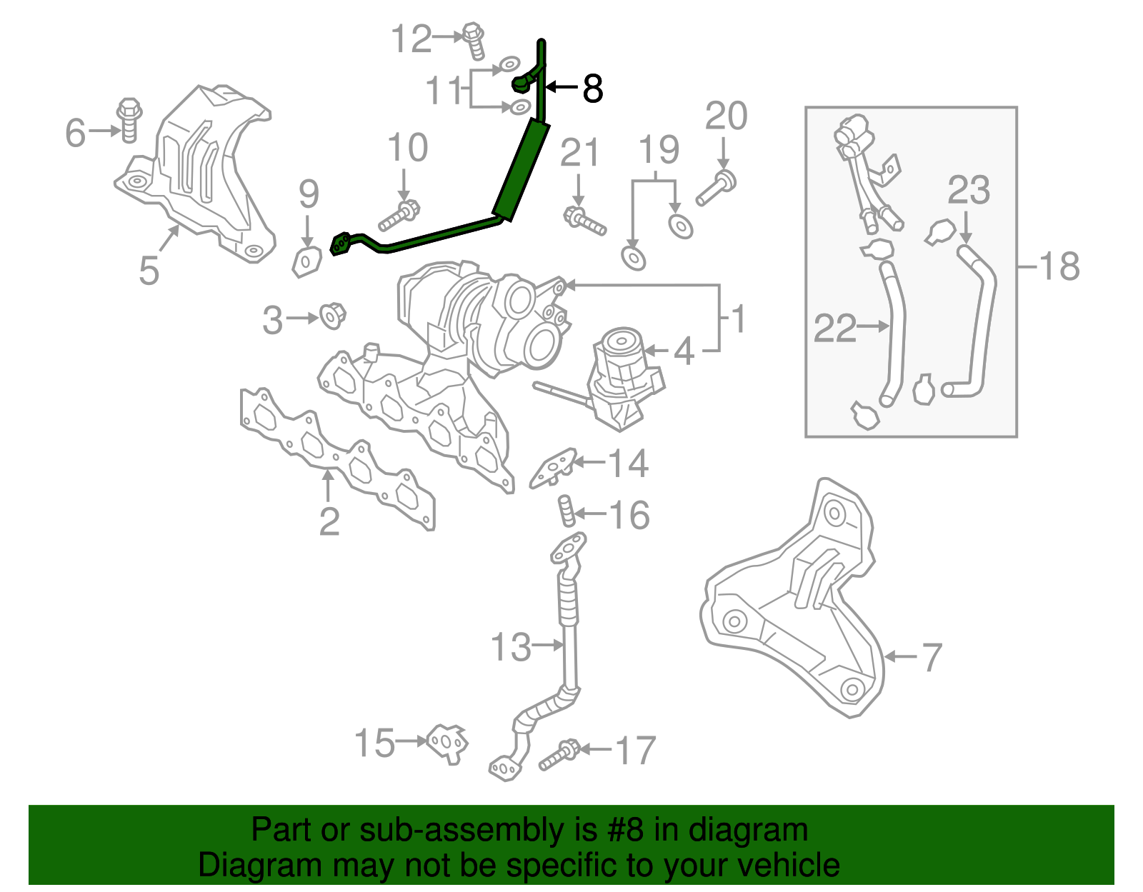 2016-2018 Hyundai Tucson Oil Feed Tube 28240-2B710 | OEM Parts Online
