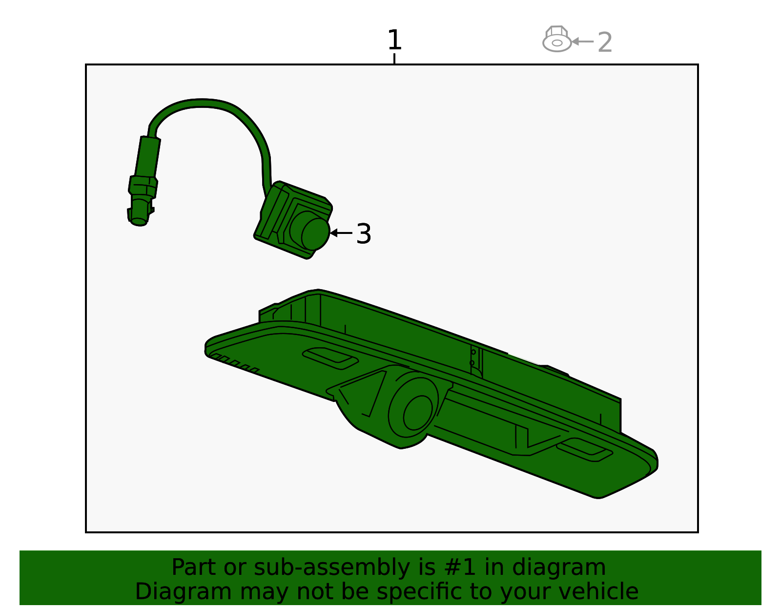 2021-2023 Buick Envision License Lamp 84570011 | Capital Chevy Parts