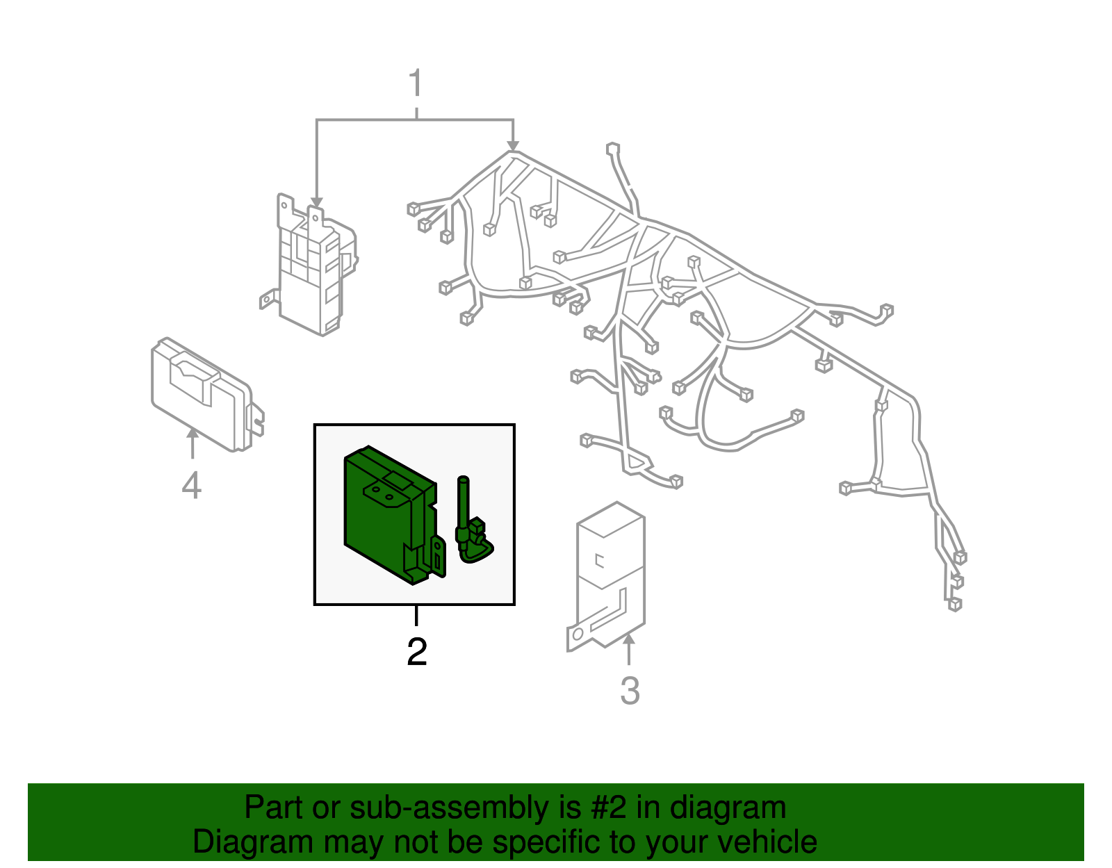 2010-2013 Hyundai Santa Fe Body Control Module 95400-0W150 | OEM Parts ...