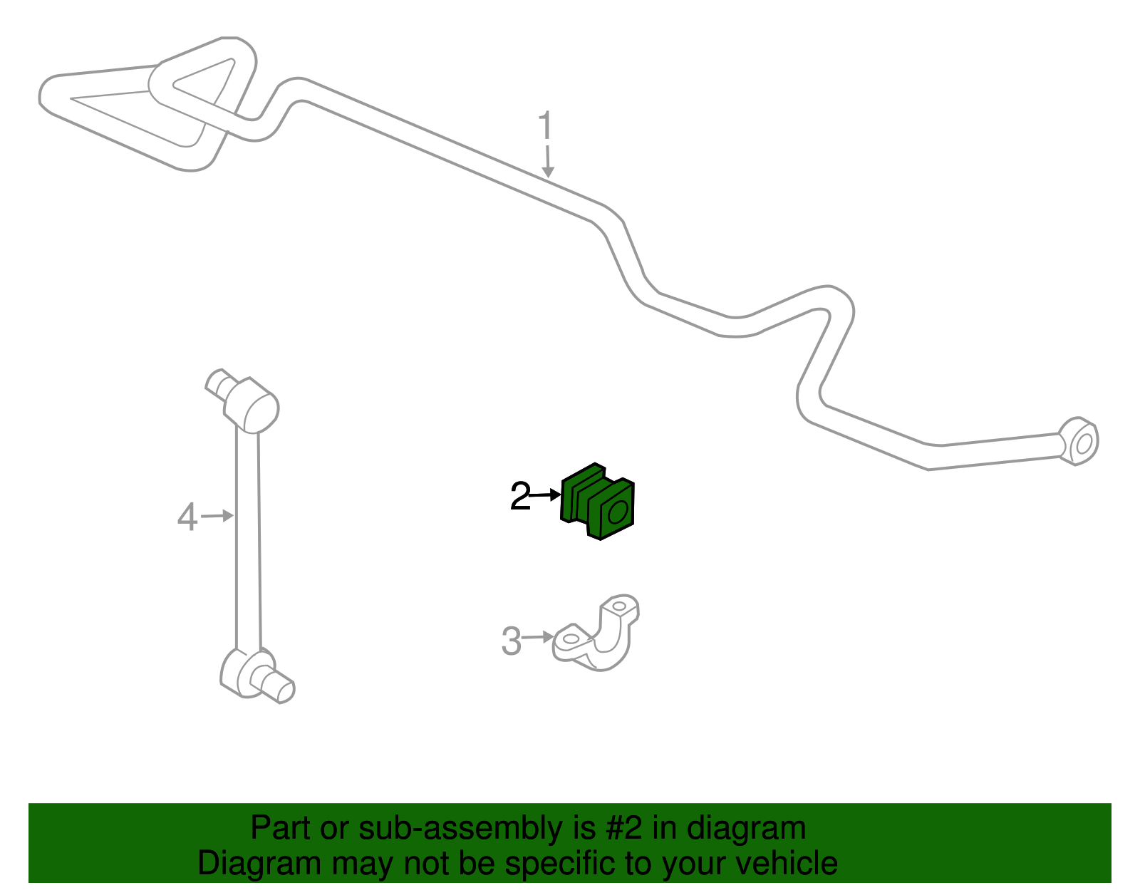 52306-S3V-A00 - Stabilizer Bar Bushing 2003-2008 Honda Pilot | Honda ...