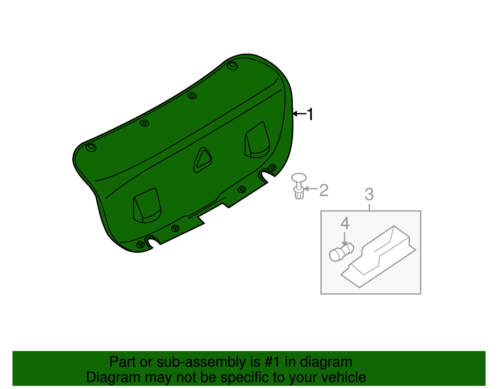 51-49-7-129-193 - Trunk Lid Trim - 2007-2013 BMW | BMW Parts Exchange