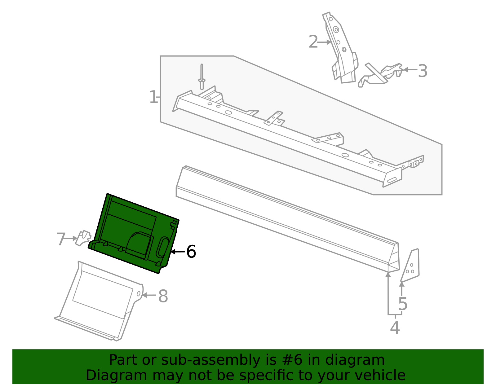 2020-2025 Chevrolet Corvette Seat Back Panel 84469505 | Courtesy Parts