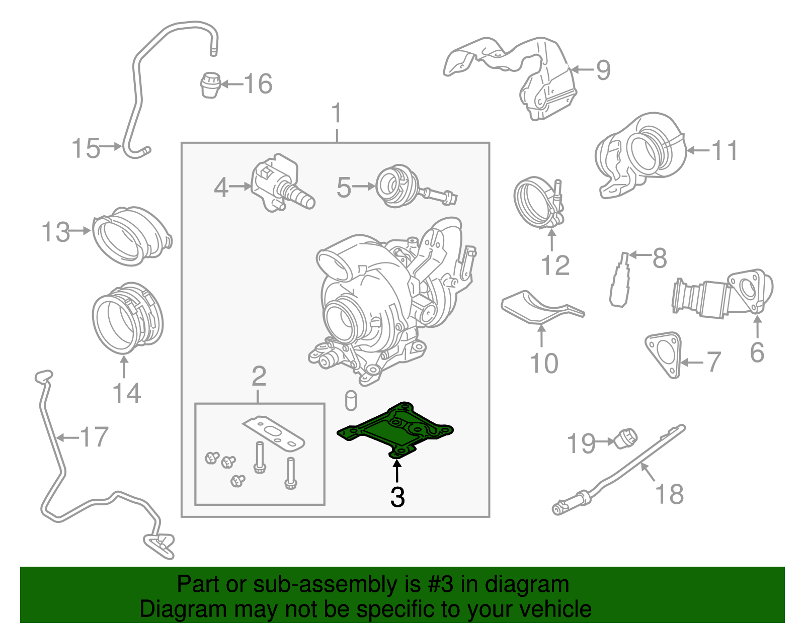 BC3Z-6587-A - Gasket 2011-2025 Ford | Ford Parts Direct