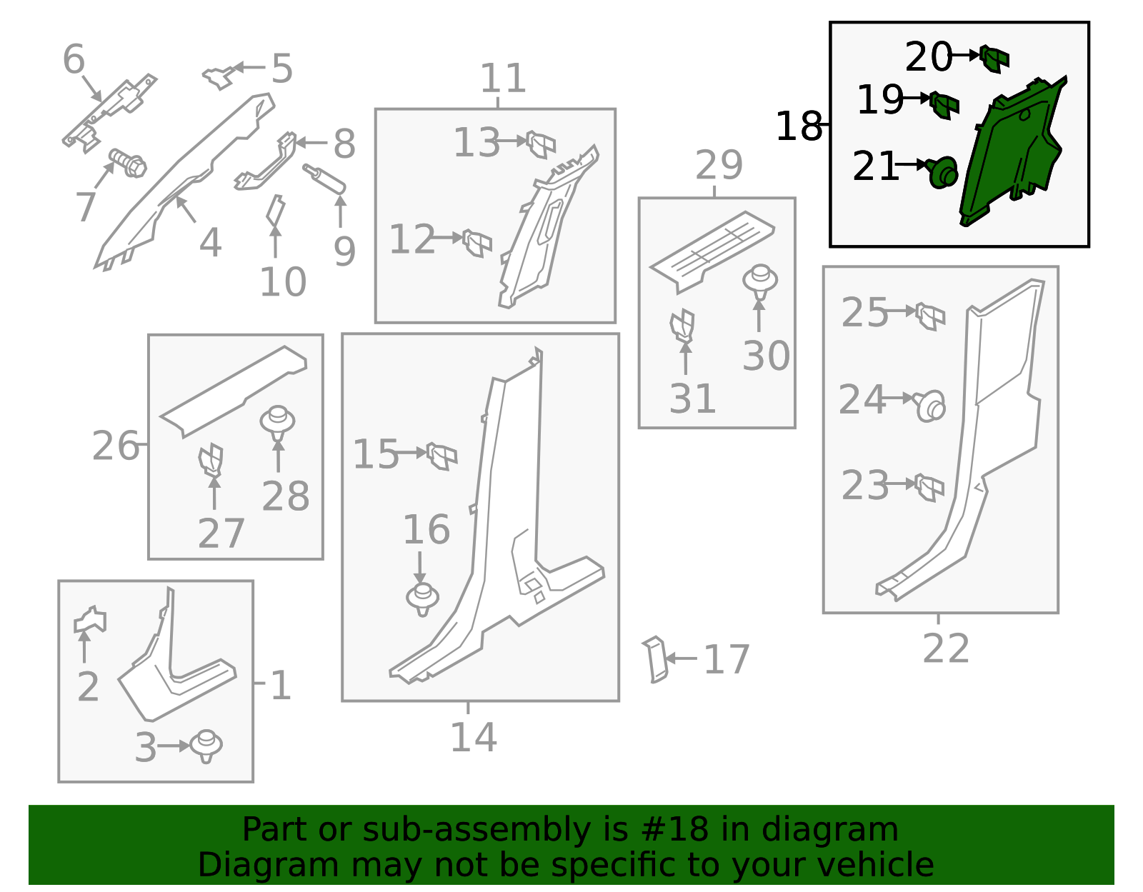 C-Pillar Trim Panel - Interior Fit, OEM Look | AutoNation Parts