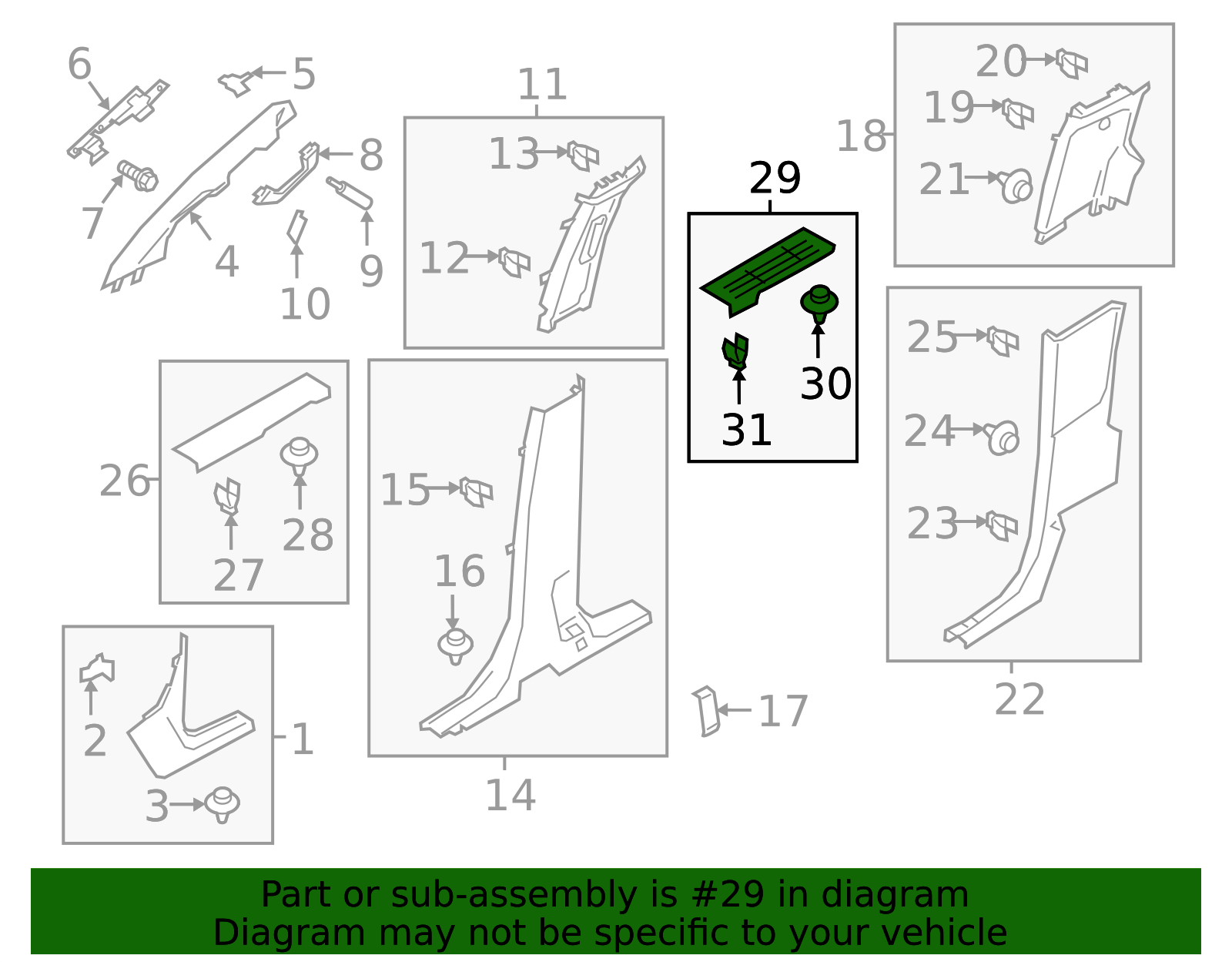 2019-2023 Ford Ranger Rear Sill Plate KB3Z-2613228-AA | Ford OEM Parts ...