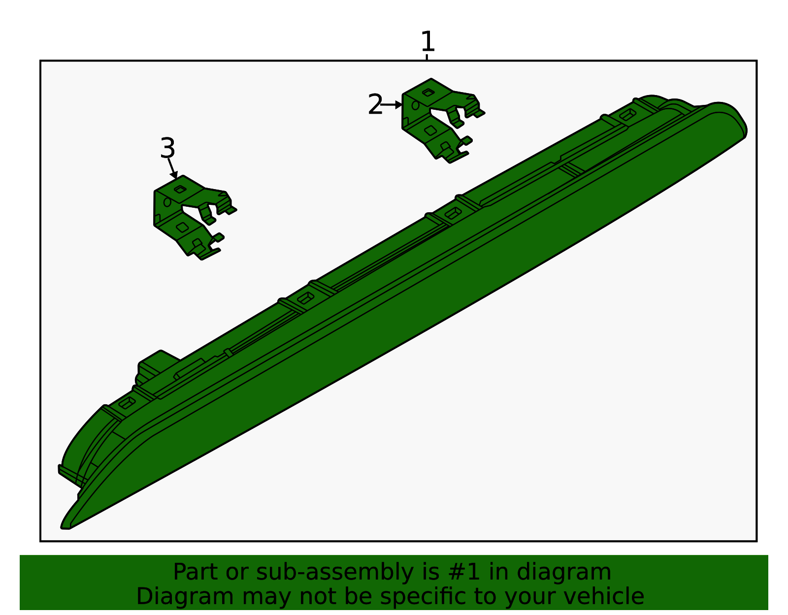 2020 Toyota Yaris High Mount Lamp 81570-WB005 | OEM Parts Quick