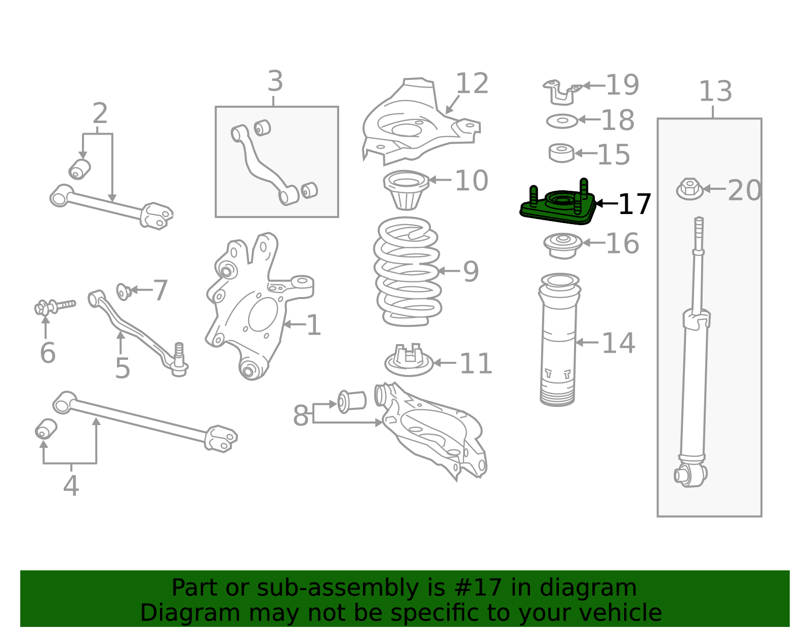 48750-30200 - High-Quality Shock Mount for 2013-2025 Lexus | AutoNation ...