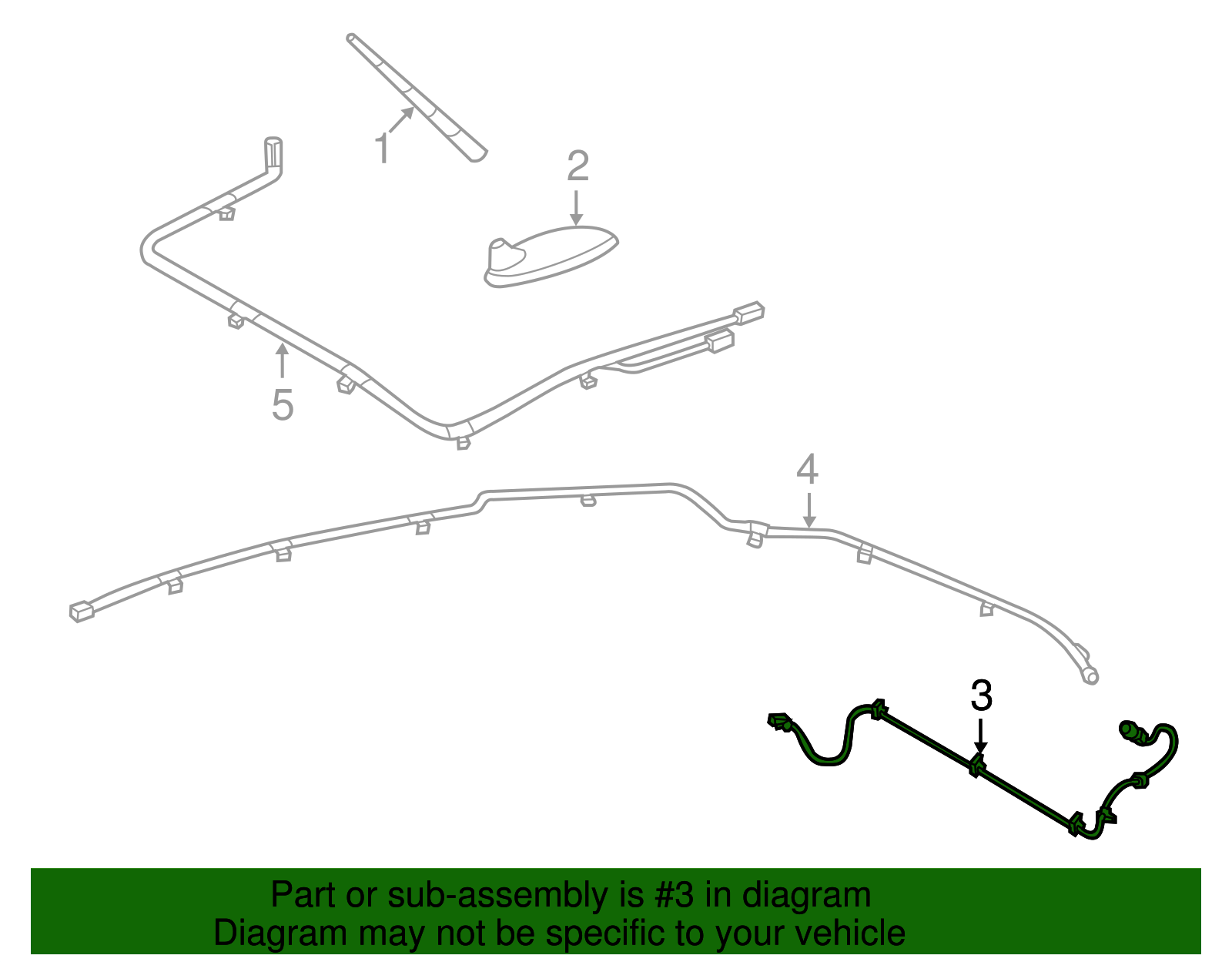 2012-2019 Nissan Versa Feed Line 28241-3AN0B | Nissan Parts Central