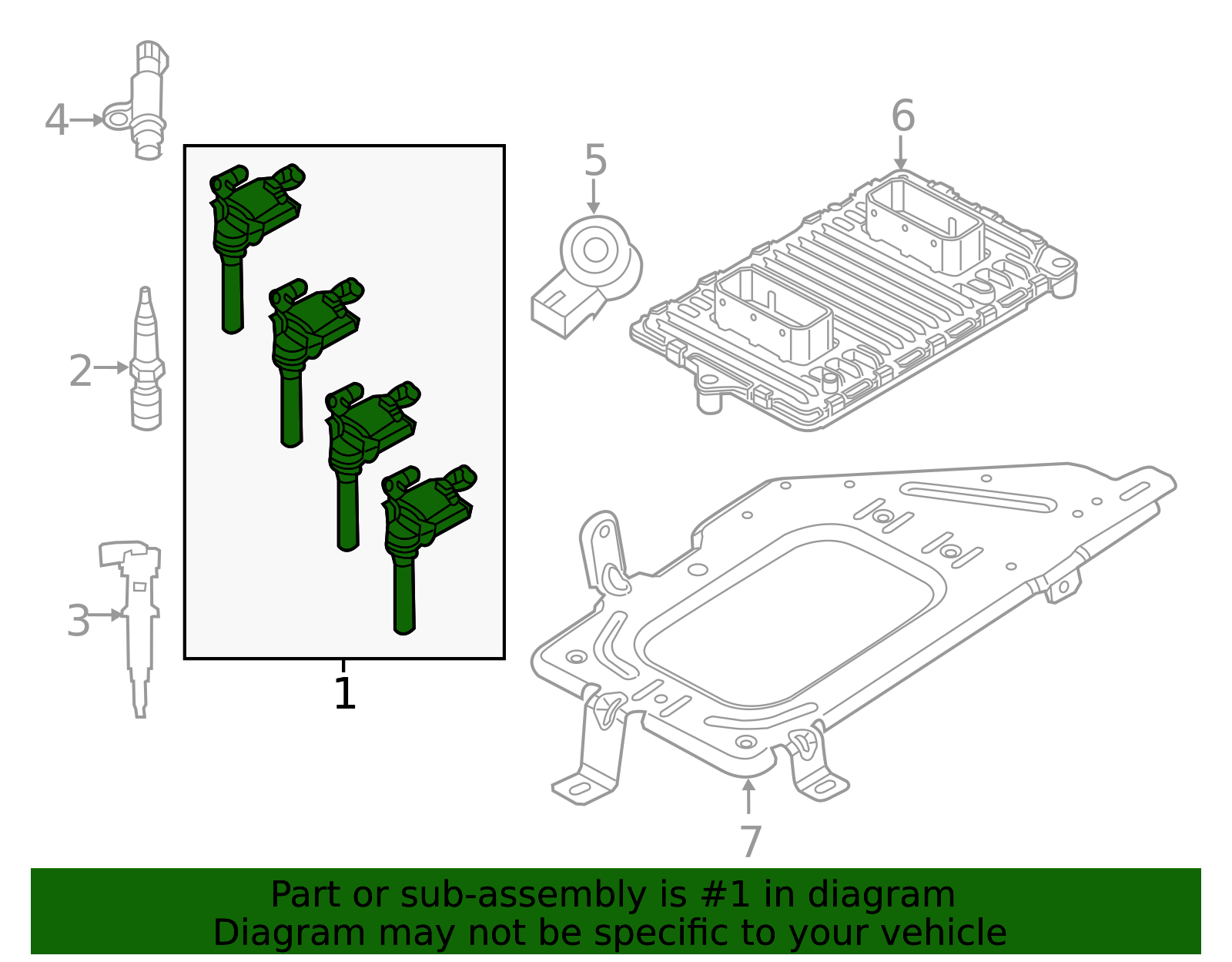 2005-2025 Mopar Ignition Coil 68238603AA | Mopar Parts Canada