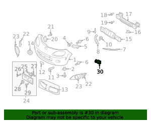 2009-2015 Mazda MX-5 Miata Ambient Air Temperature Sensor N123-61-764D ...