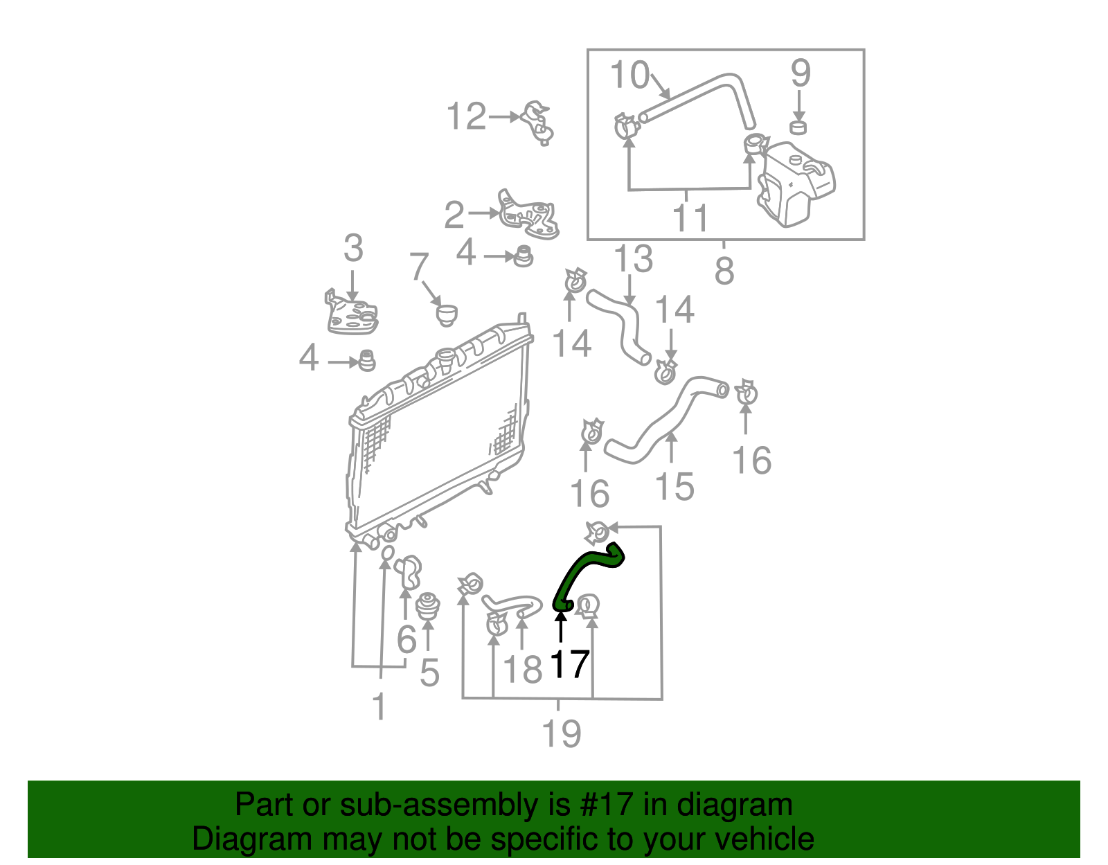 2000-2006 Nissan Sentra Hose 21631-6M100 | Nissan Parts Central