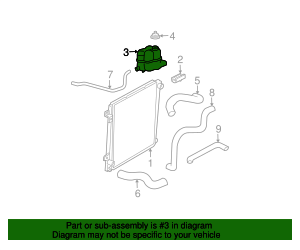 2006-2010 Ford | Reservoir Tank | 8L2Z-8A080-B | Walls' Ford Parts