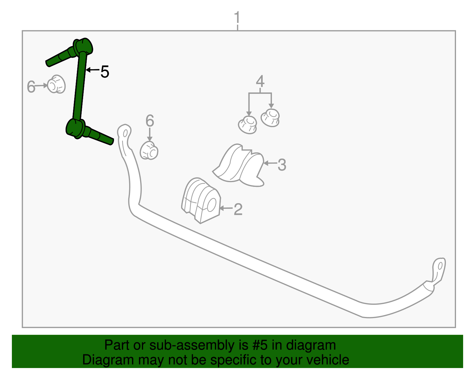 2011-2017 Chevrolet Front Driver Side Suspension Stabilizer Shaft Link ...